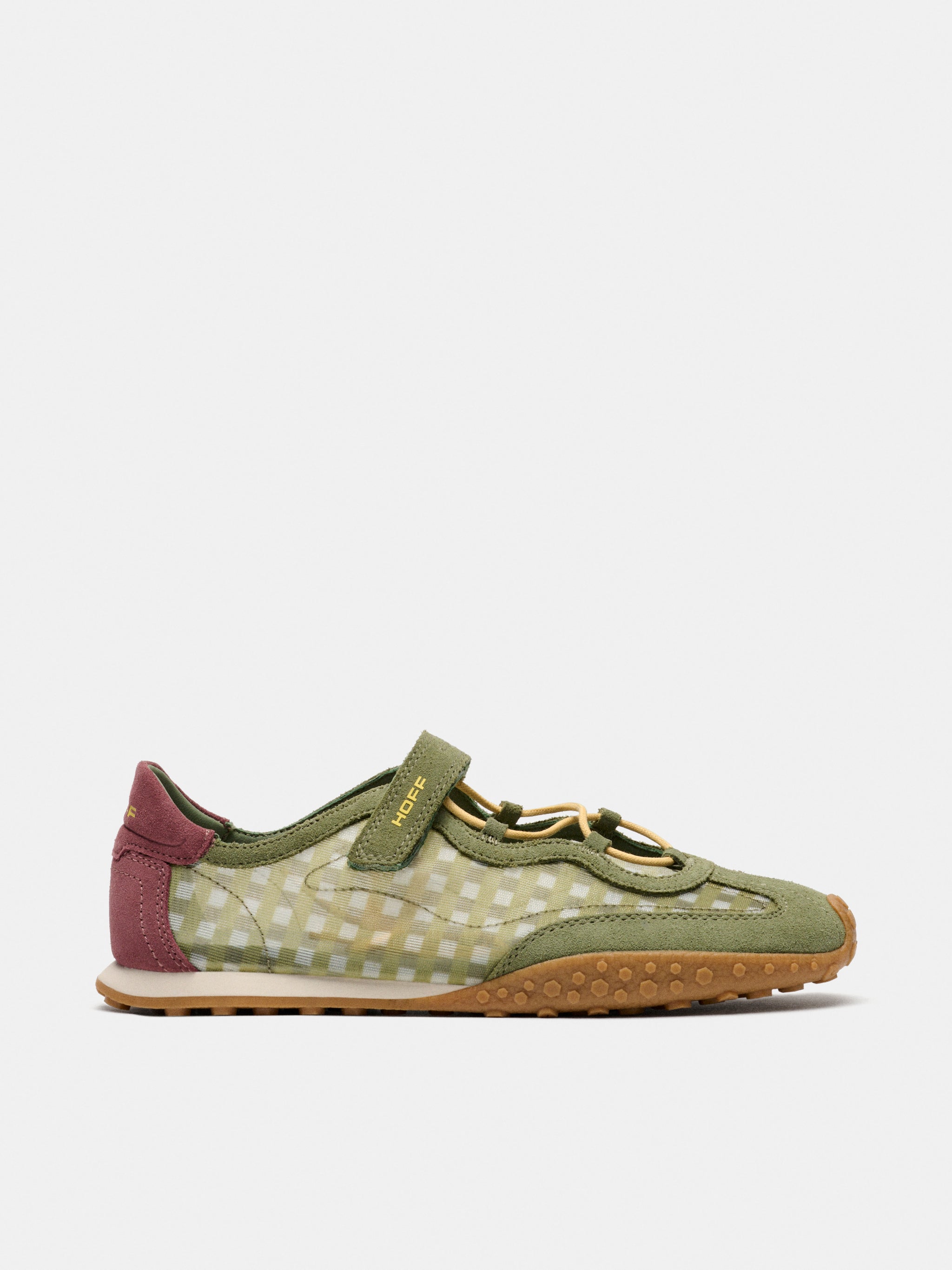 Sneakers de mujer BRIDGE BOW VICHY SAGE by HOFF