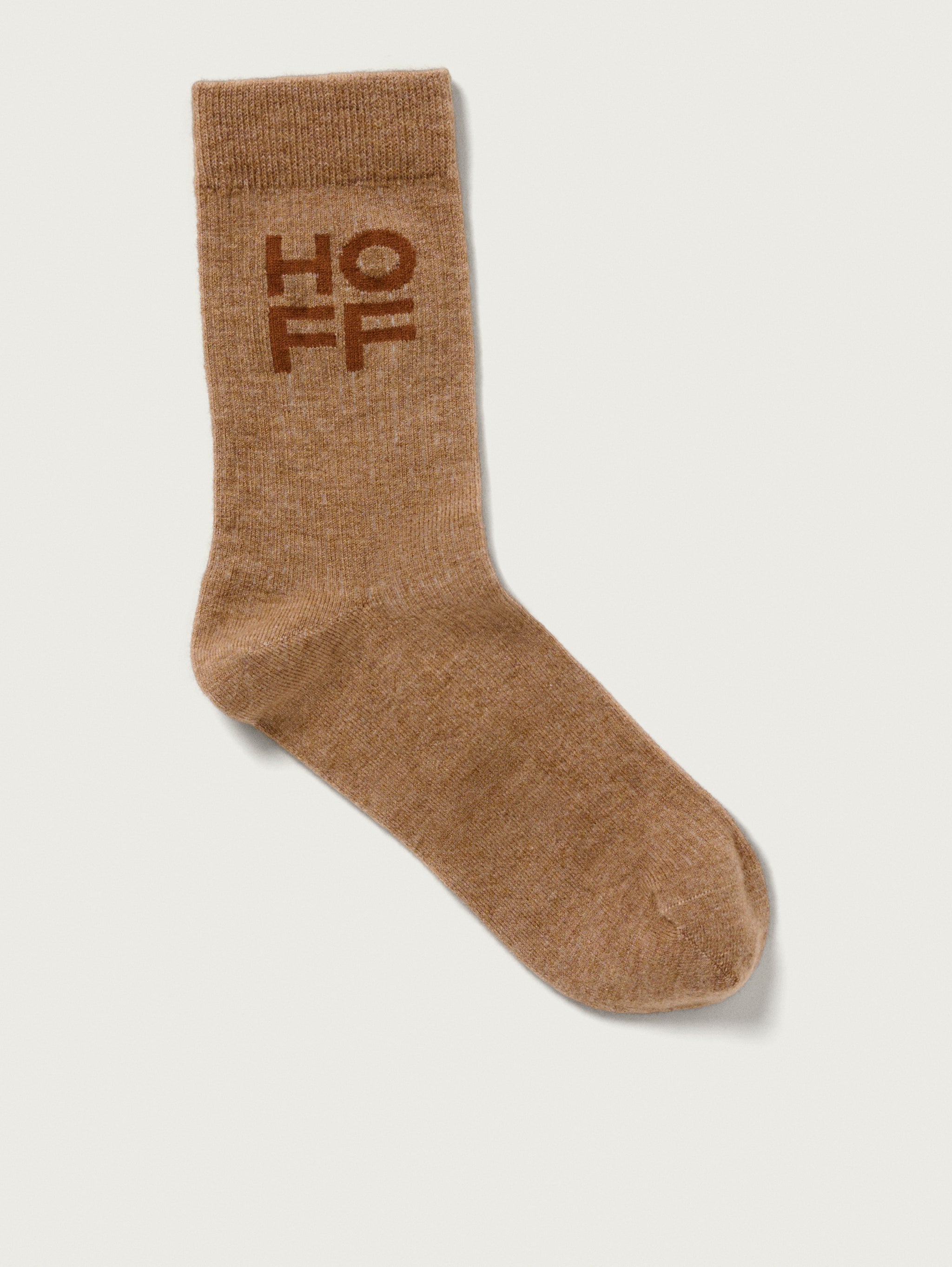 TAUPE CASHMERE SOCKS